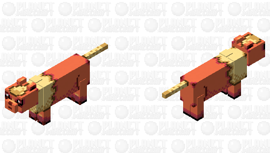 Flareon V2 - Pokemon Cat Replacer Minecraft Mob Skin