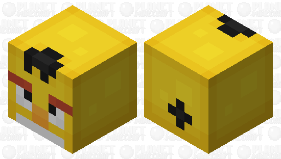 Angry Birds Chuck / Yellow Minecraft Mob Skin