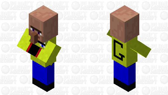 Gas station worker Minecraft Mob Skin