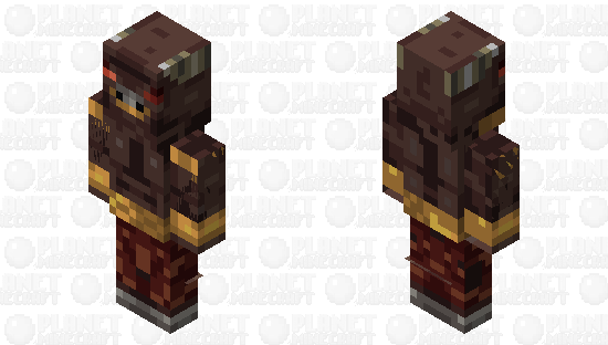 Minotaur Vindicator Skin Minecraft Mob Skin