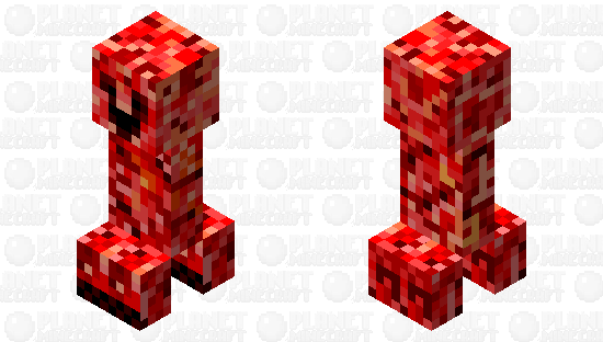 Inverted Creeper Minecraft Mob Skin