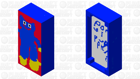 huggy wuggy bed Minecraft Mob Skin