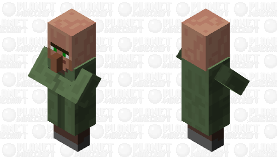 Old Villager Minecraft Mob Skin