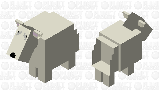 bull terrier Minecraft Mob Skin