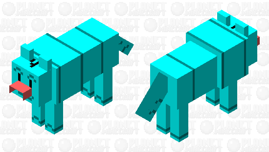 Prince Haru dog (super mario) Minecraft Mob Skin