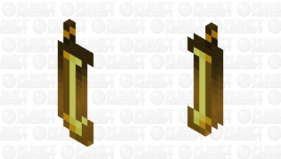 Gold Cleaver Cape by Blade_51 Minecraft Mob Skin