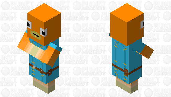Fishy villager Minecraft Mob Skin