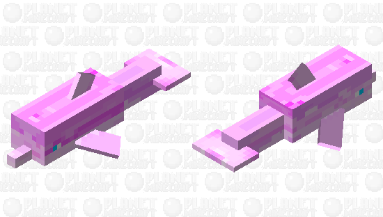 Pink Dolphin Minecraft Mob Skin