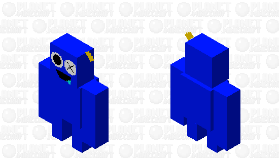 Blue Minecraft Mob Skin