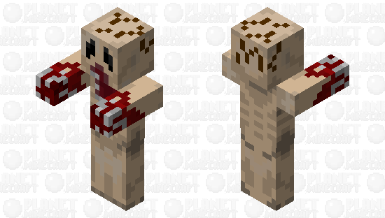 Scary Scream Minecraft Mob Skin
