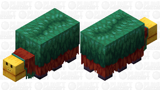 Sniffer but nose as eyes Minecraft Mob Skin