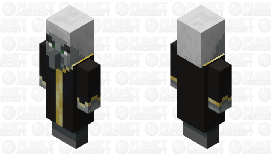 old evoker texture with 2nd layer Minecraft Mob Skin