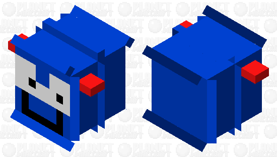 Sonic pufferfish Minecraft Mob Skin