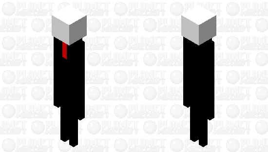 slender man Minecraft Mob Skin