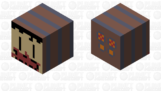 MARKIPLIER IM A BARREL Minecraft Mob Skin