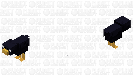 black chicken Minecraft Mob Skin