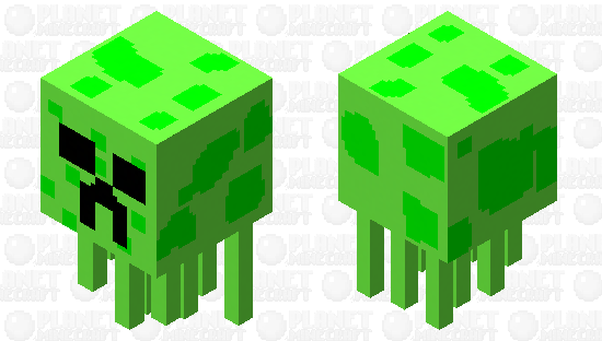 creeper ghast Minecraft Mob Skin