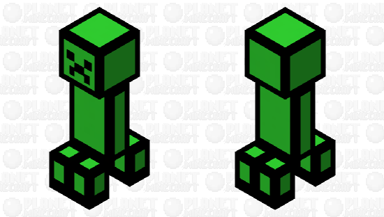 Simple Creeper Minecraft Mob Skin