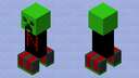Plastic Creeper Minecraft Mob Skin