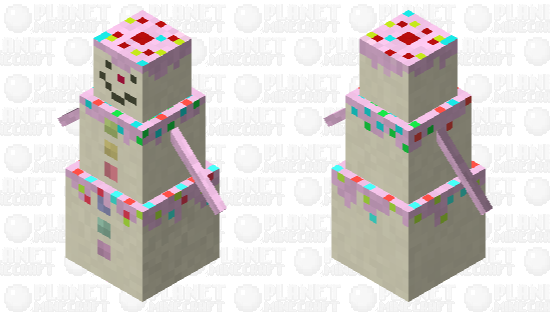 Cake Golem Minecraft Mob Skin