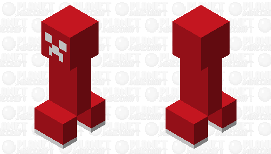 Plastic Creeper (Inverted) Minecraft Mob Skin