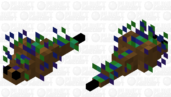 Mutated Worm Minecraft Mob Skin