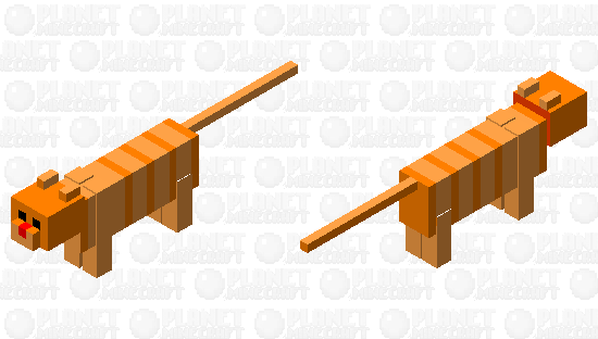 THE Orange cat Minecraft Mob Skin