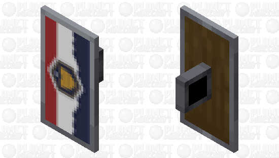 New Utah,US Flag Shield Minecraft Mob Skin