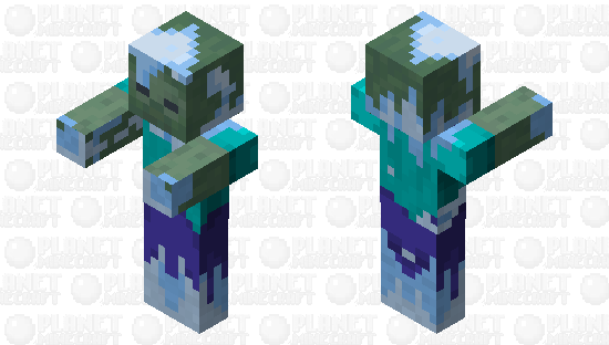 frozen zombie (MCD) Minecraft Mob Skin