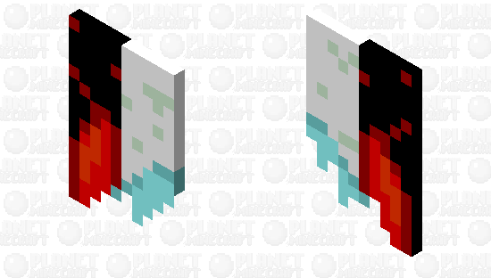 fireIce cape Minecraft Mob Skin