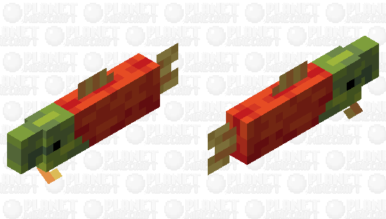 Salmon retexture Minecraft Mob Skin