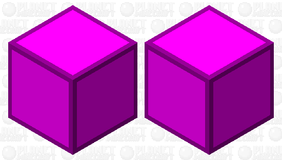 purple block. Minecraft Mob Skin