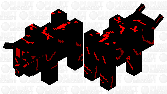 Blood covered ravenger Minecraft Mob Skin