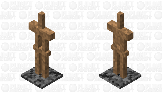 Wooden Armor stand Minecraft Mob Skin