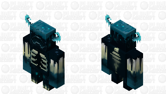 Warden: 8ndre1 Version Minecraft Mob Skin