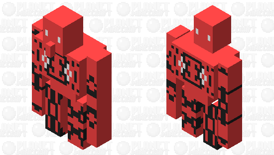 blood monstrosity with two heads Minecraft Mob Skin