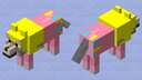 Cute Wolf 8.0- Princess Peach 🍑 Minecraft Mob Skin
