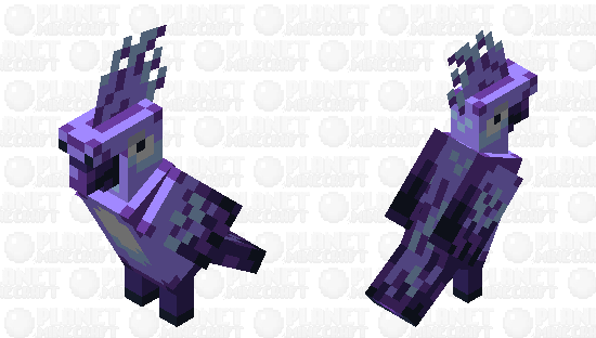 SSPBL - Purple Parrot Minecraft Mob Skin