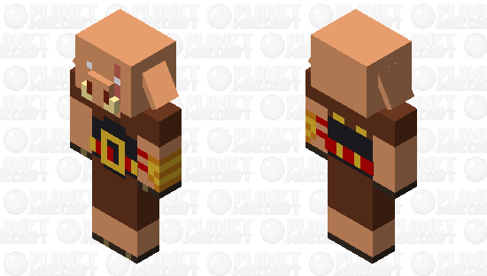 Custom Piglin Brute Minecraft Mob Skin