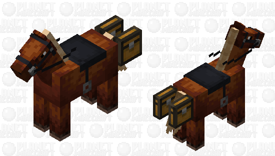 Normal Horse, Different Saddle Minecraft Mob Skin