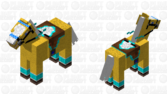 Palamino Pony Minecraft Mob Skin