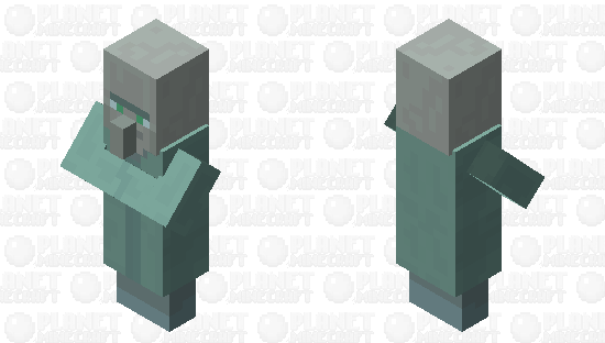 Frozen Villager Minecraft Mob Skin