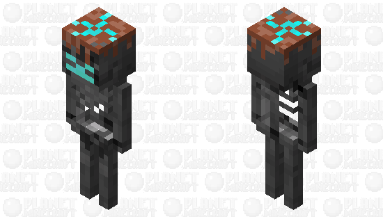 Soul sand skeleton Minecraft Mob Skin