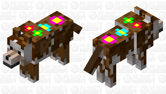 Cute Wolf 4.0- Muddy Minecraft Mob Skin