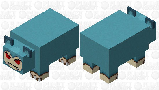 Angry Snorlax Panda Minecraft Mob Skin