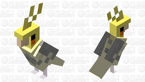Cockatiel Minecraft Mob Skin