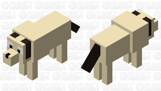 Grommit from Wallace and Grommit Minecraft Mob Skin