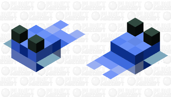 blue pufferfish ..... super for pranks Minecraft Mob Skin