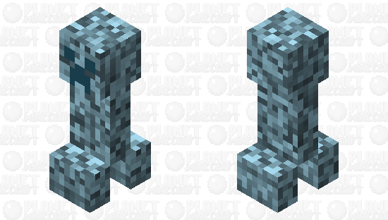 Minecraft Ice Creeper Skin Fire And Ice Creeper | Minecraft Skins