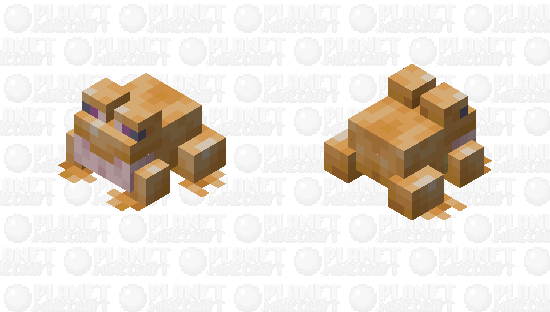 Orange creme frog Minecraft Mob Skin